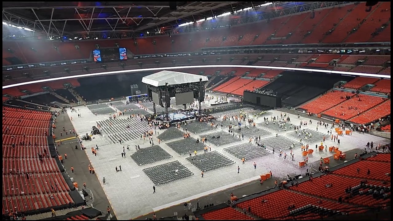 Empty Wembley Stadium after Show - AEW All In London 2023 - 27 August ...