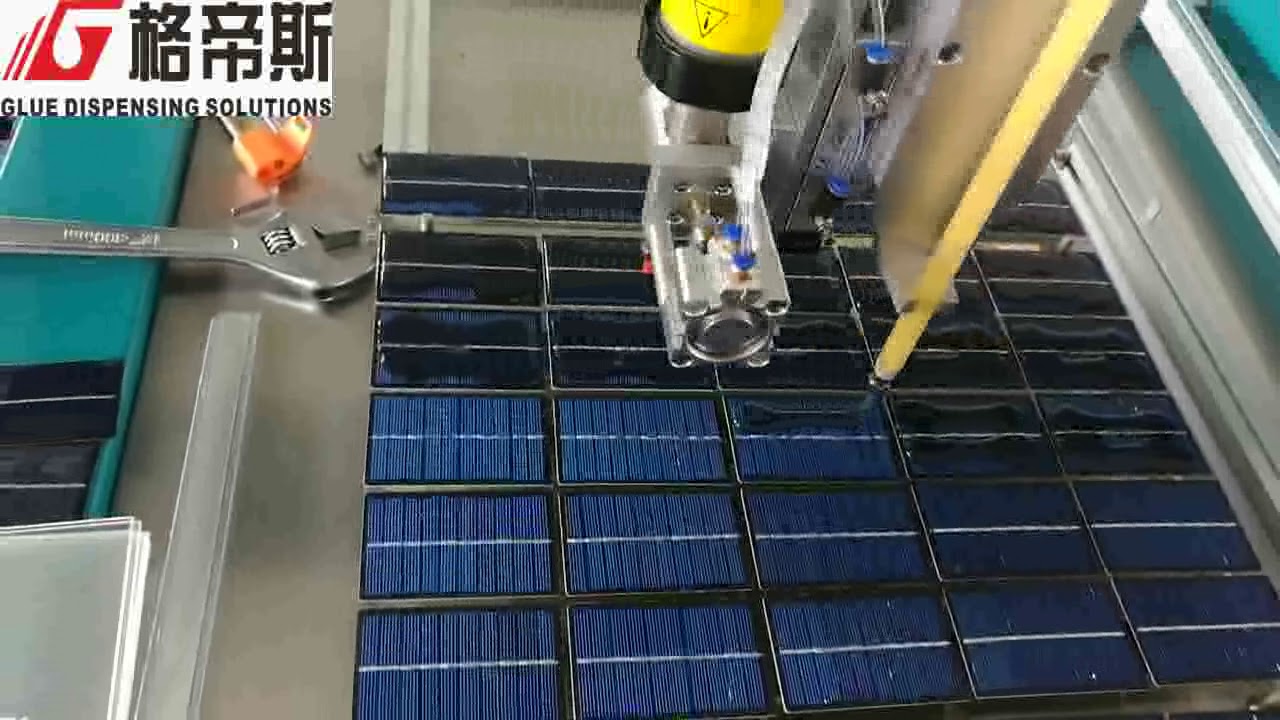 Solar panel light AB double component Glue Mixer Dispensing Potting ...