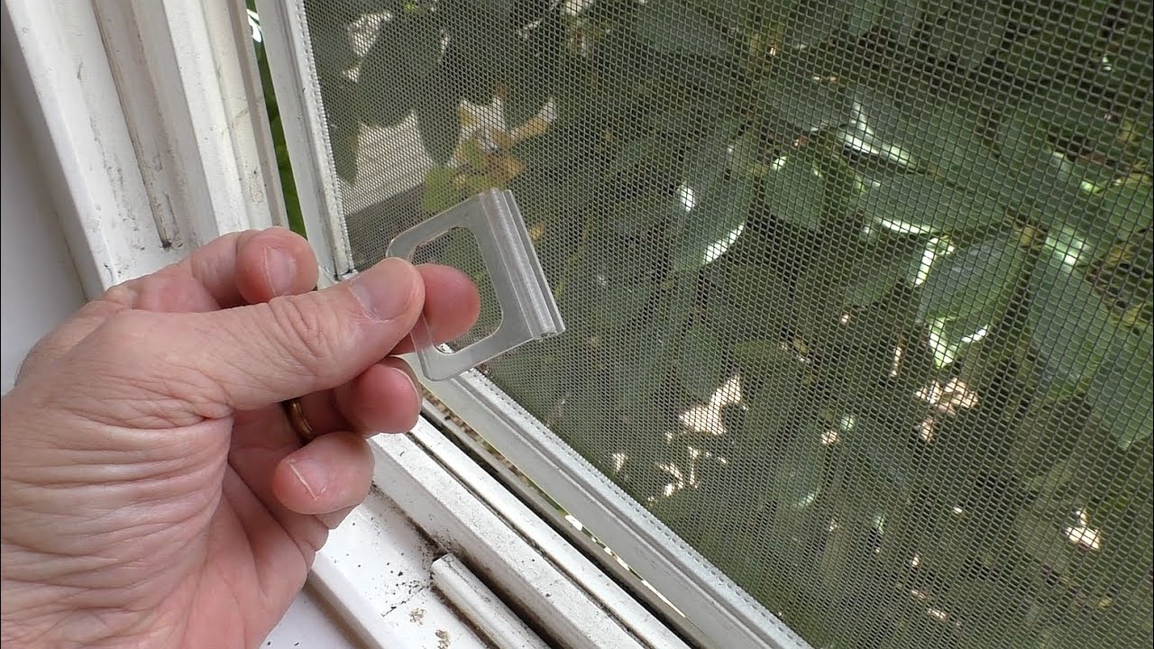 How to Replace a Missing Window Screen Pull Tab (Quick DIY Fix) - YouTube