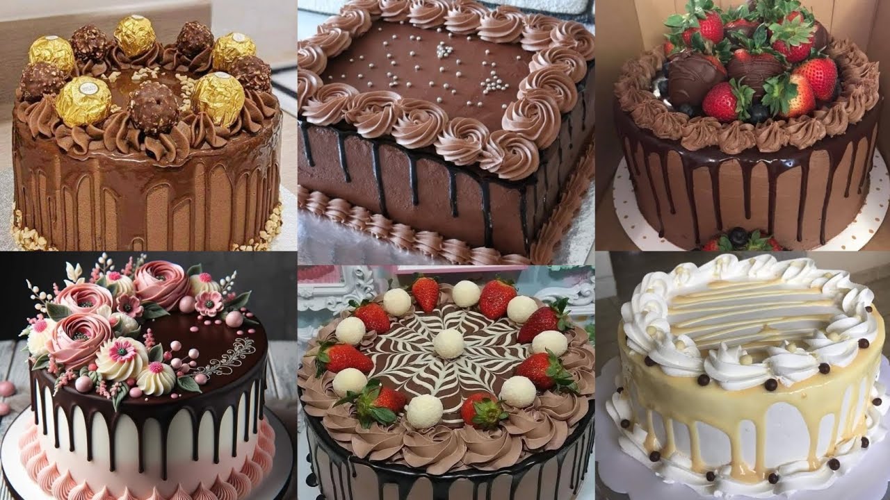50 ideas para decorar tortas o pastel de CHOCOLATE | Chocolate cake ...