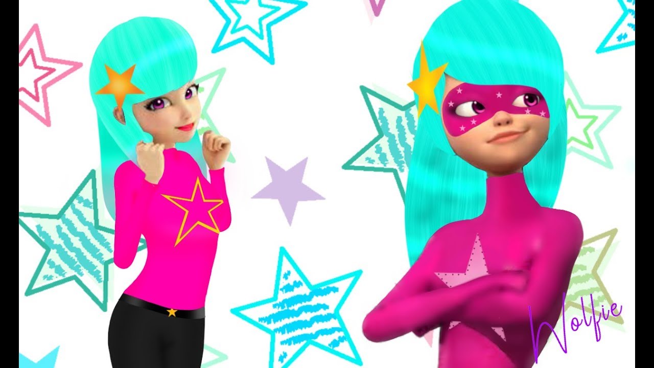 Miraculous Ladybug Speededits: New Oc Lulu/LadyStar. By Wolfie :3 - YouTube