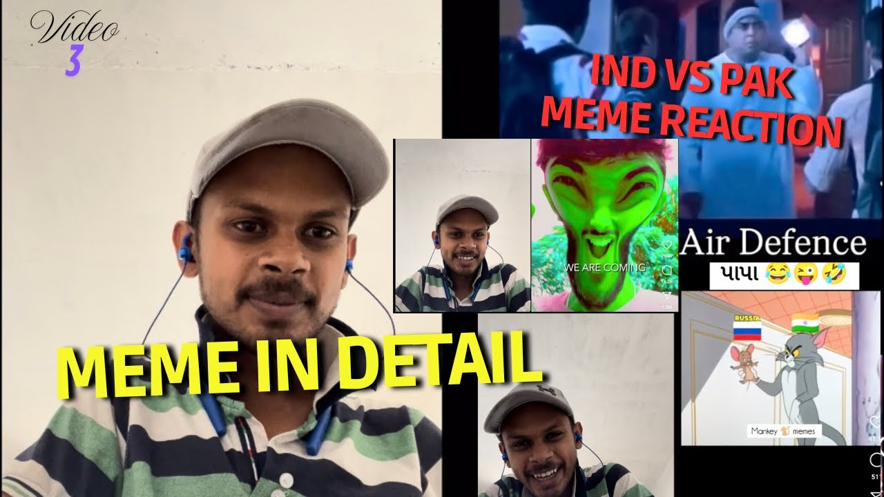 IND vs pak meme reaction | video -3 | Meme in Detail - YouTube