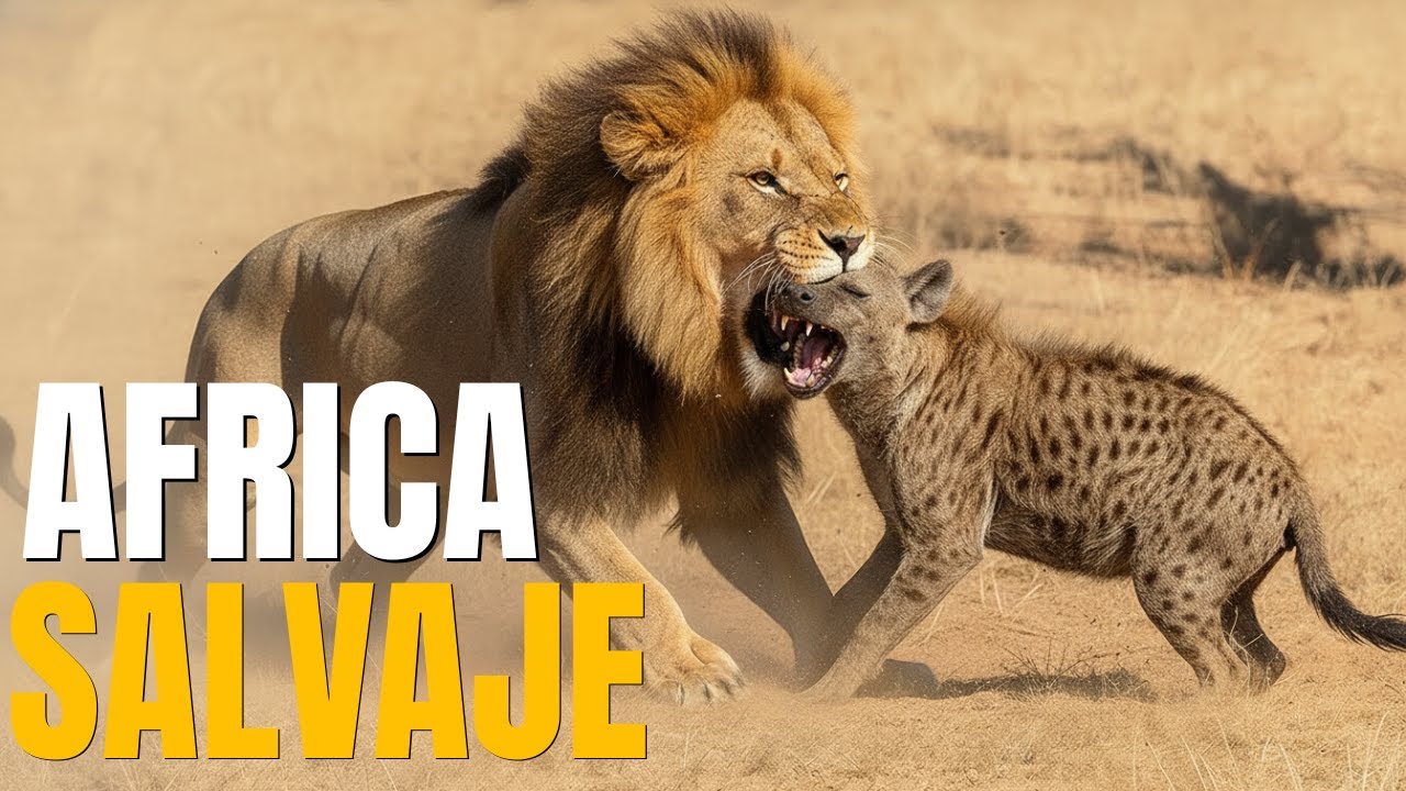 LEONES vs HIENAS La Batalla Animal Más FEROZ - YouTube
