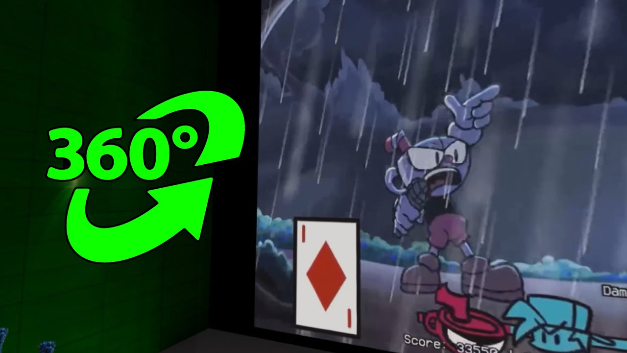 FNF 360 Indie Cross - Crossed Out (Nightmare: Cuphead Sans Bendy) | 360 ...