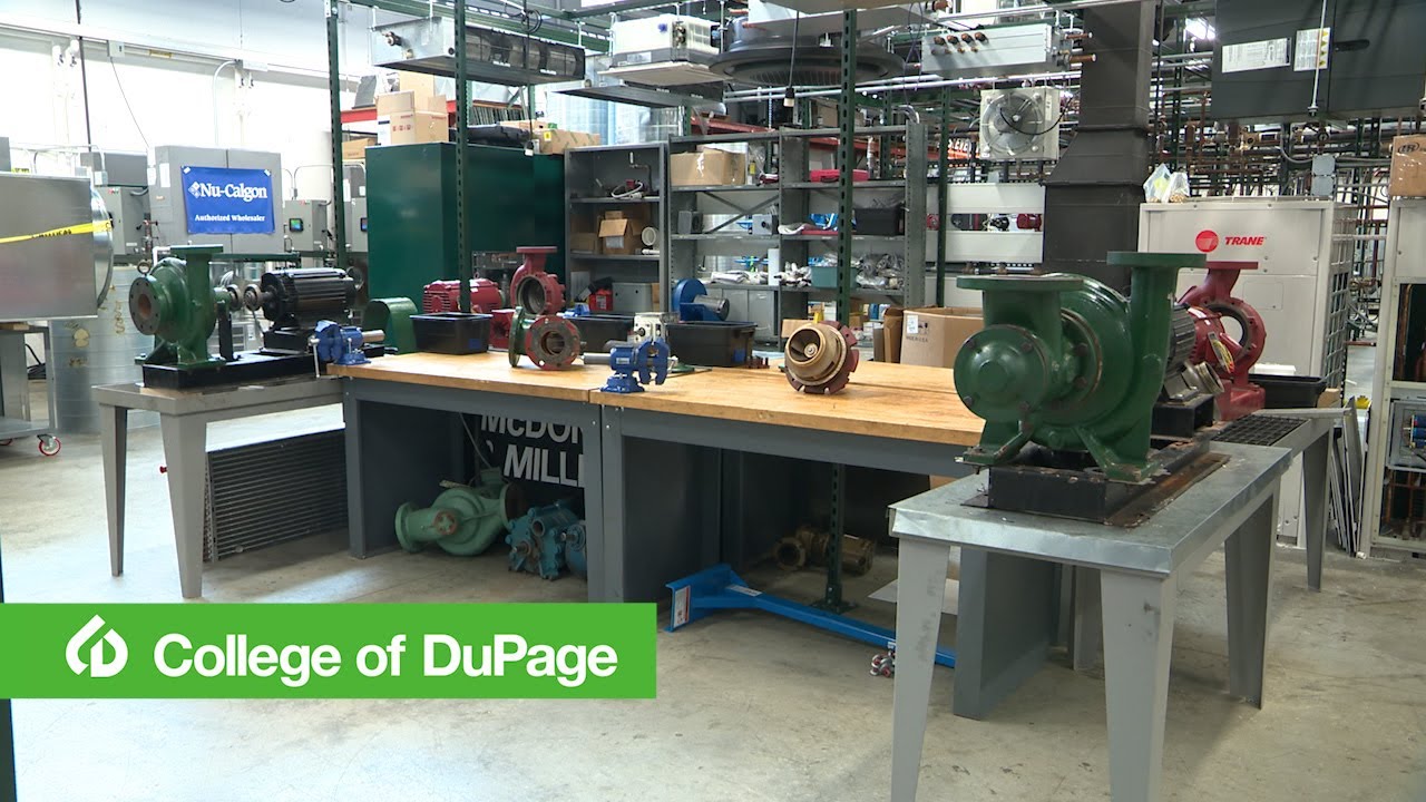 College of DuPage: HVACR Lab Tour - Mechanical System Zone - YouTube