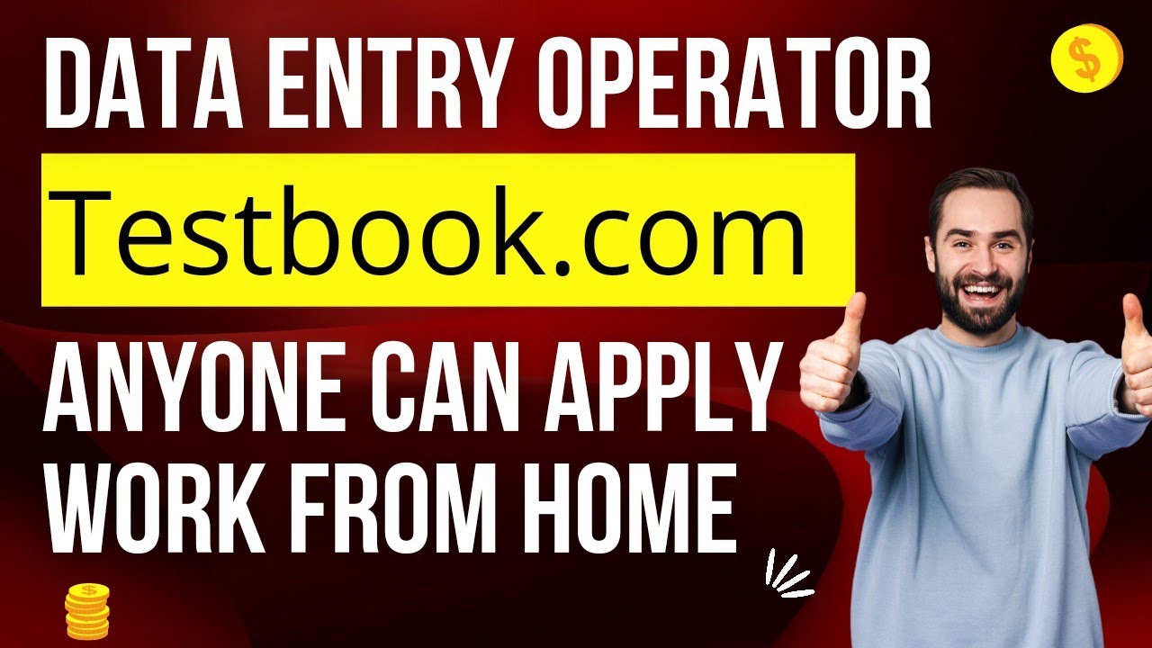 Data Entry Operator in Testbook | Testbook Typing Job - YouTube