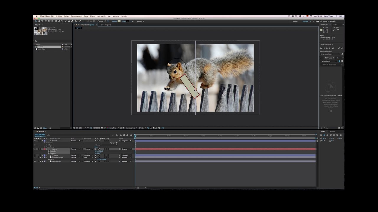 After Effects - Efecto Lupa - YouTube