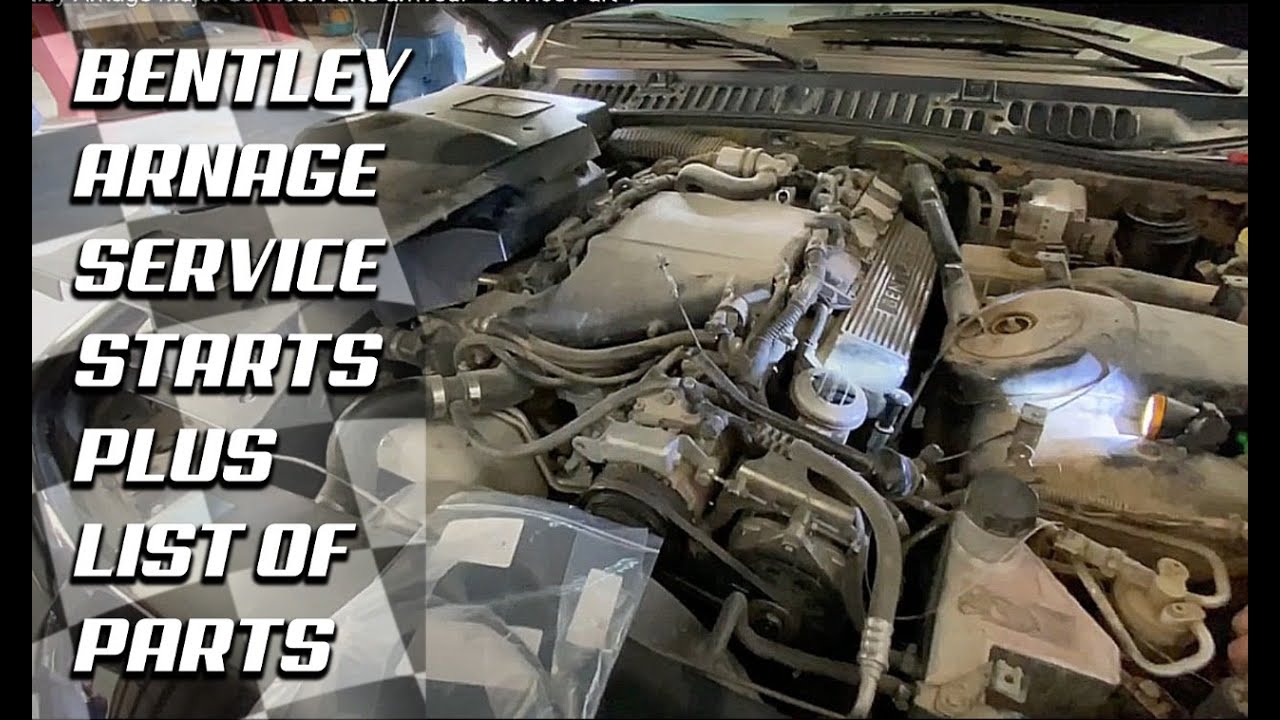 Bentley Arnage Major Service starts. Parts arrived! - Service Part 1 ...