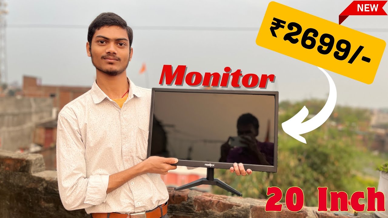 FRONTECH 20 Inch HD LED Monitor | सबसे सस्ता मॉनिटर 20 इंच का सिर्फ ...