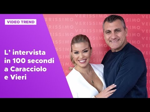 L'intervista a Costanza Caracciolo e Christian Vieri in 100 secondi