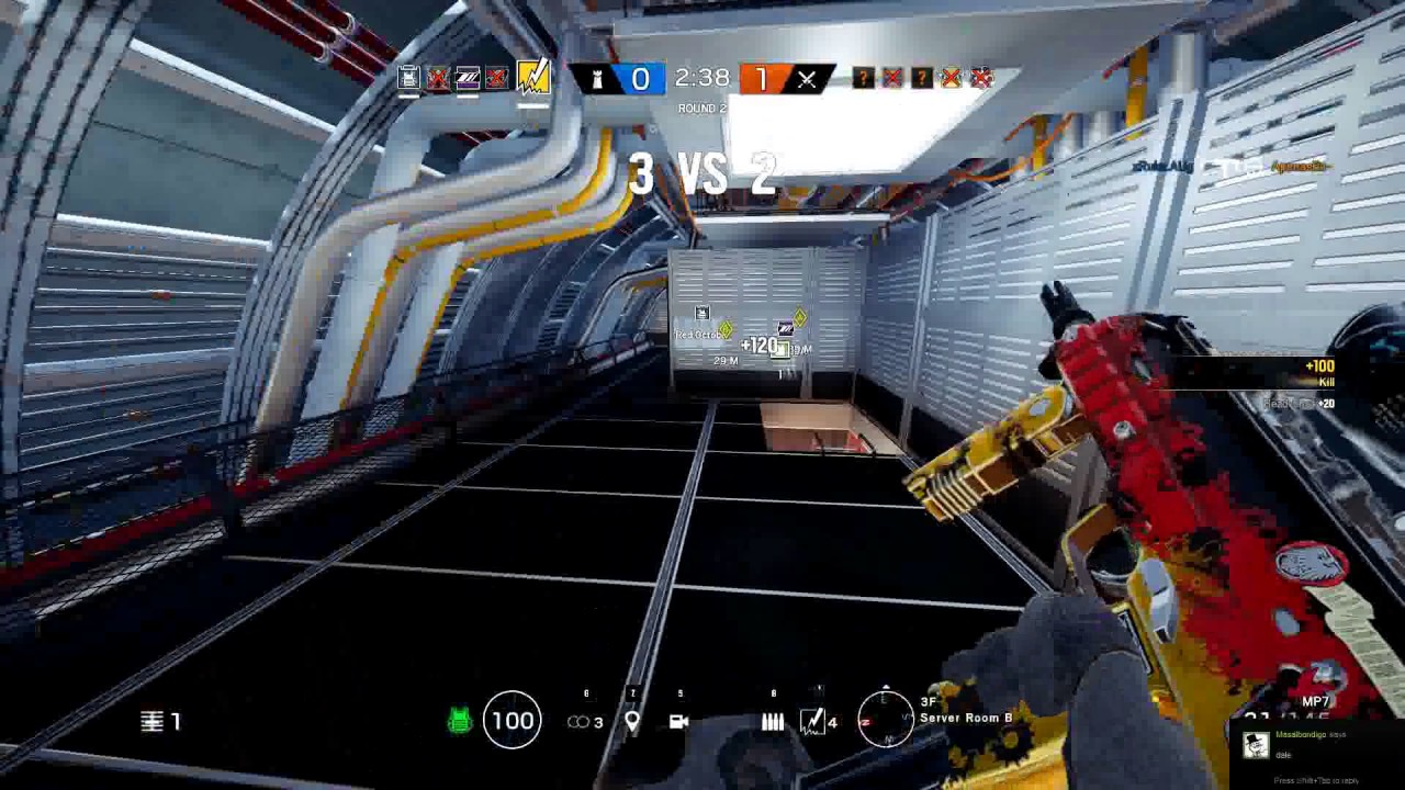 Defending plane from the back R6 Siege - YouTube