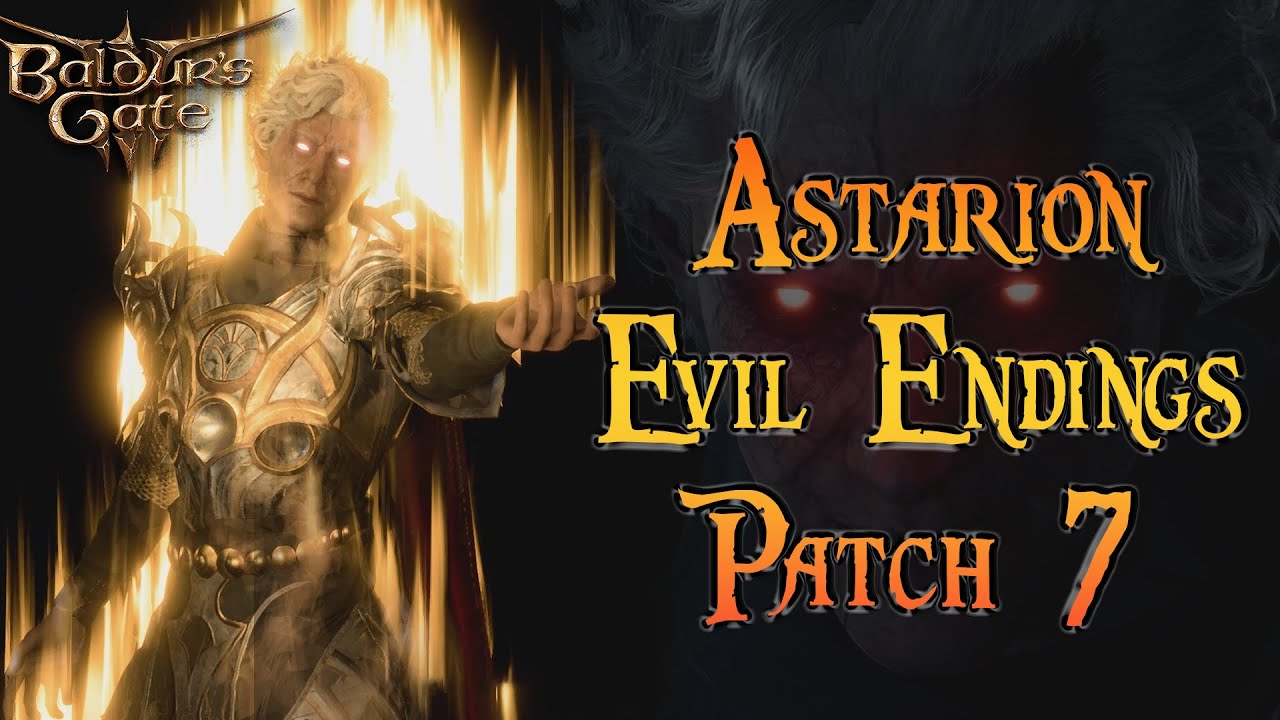 Baldur's Gate 3 | All new Patch 7 Astarion Evil endings. - YouTube