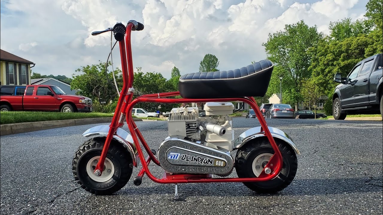 Vintage 1969 Lil Indian 600 Mini Bike Two-Speed Mini-Matic By JohnC 5 ...