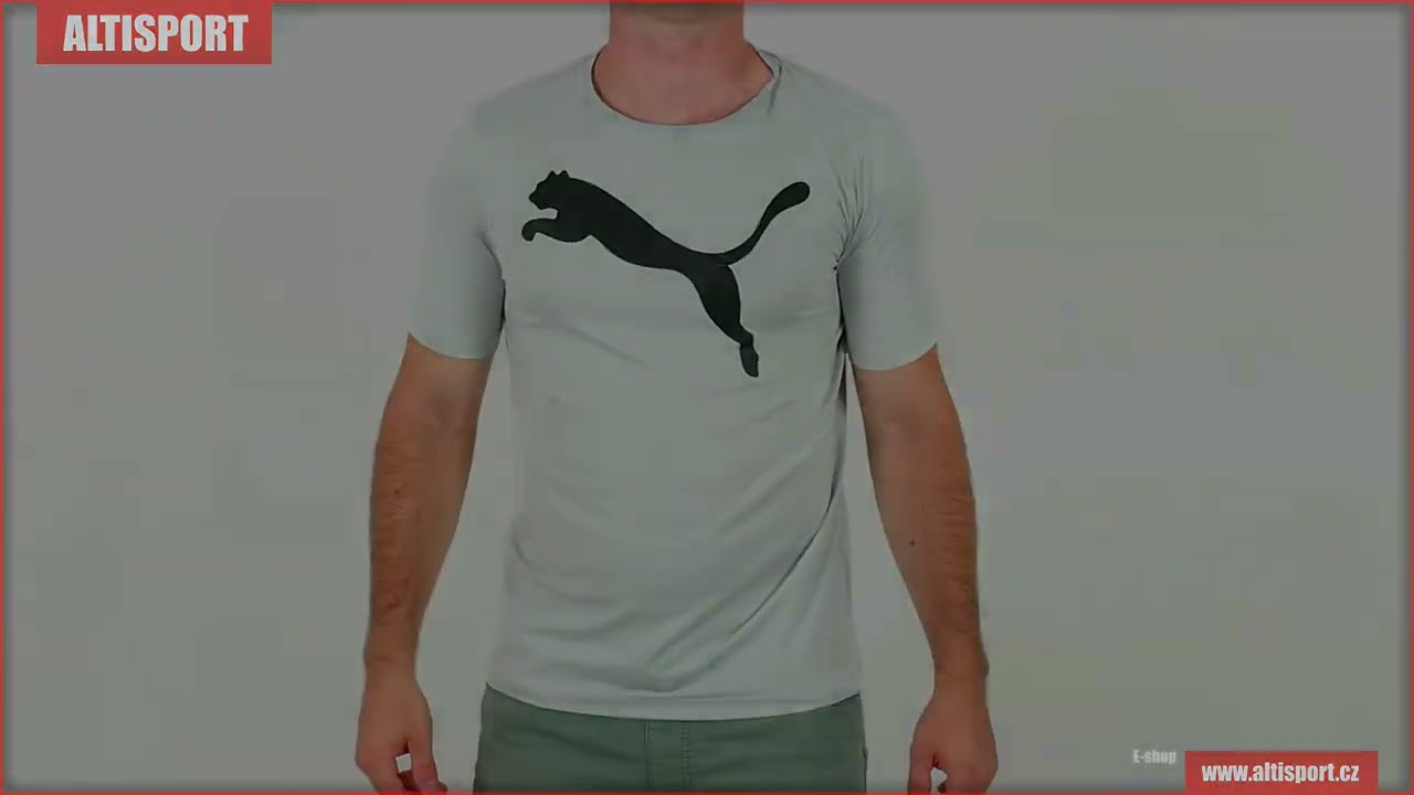 Pánské triko PUMA ACTIVE BIG LOGO TEE 586724 09 - YouTube