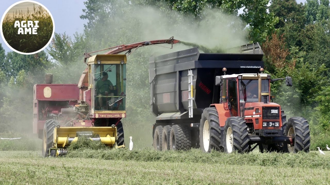 OLD SCHOOL SILAGE & EXTREME SOUND | New Holland 1895 | Same Laser 150 ...