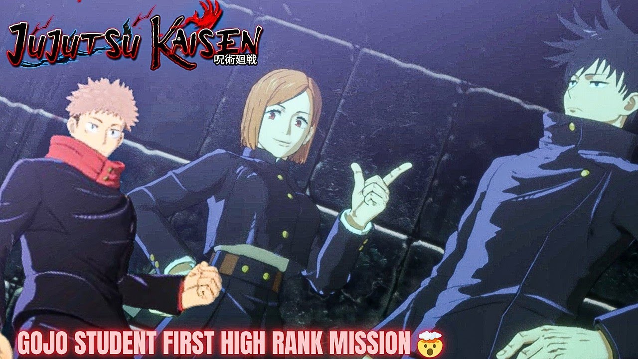 Gojo Students First High Rank Mission - Catching The Special Grade 🥶 ...
