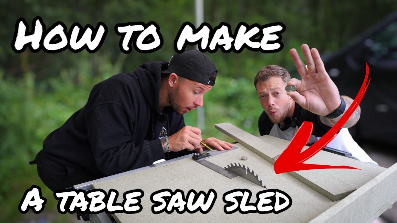 HOW TO MAKE YOUR OWN TABLE SAW SLED - EPISODE 3 - YouTube