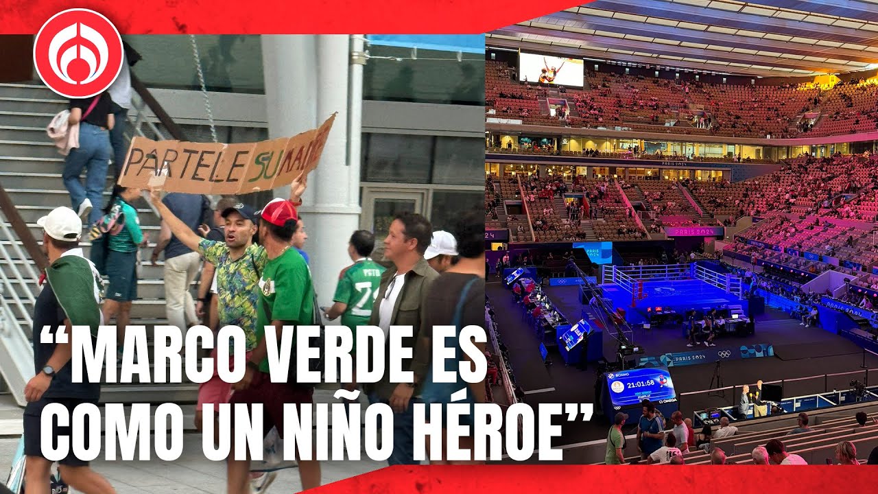 Así está el ambiente previo a pelea de Marco Verde - YouTube