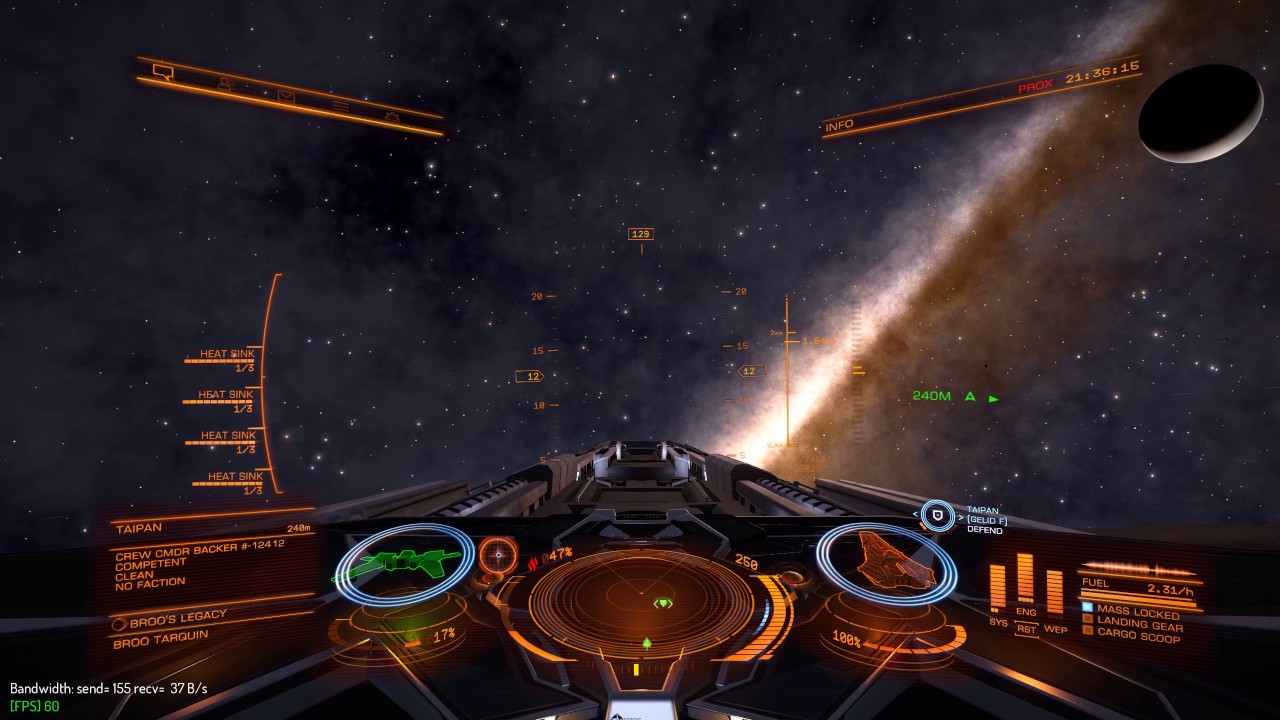 Elite: Dangerous - 2.2.03 - SLF (Taipan) damage intermitently retained ...