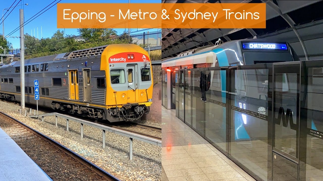 Sydney Trains Vlog 1856: Epping Metro & Sydney Trains - YouTube