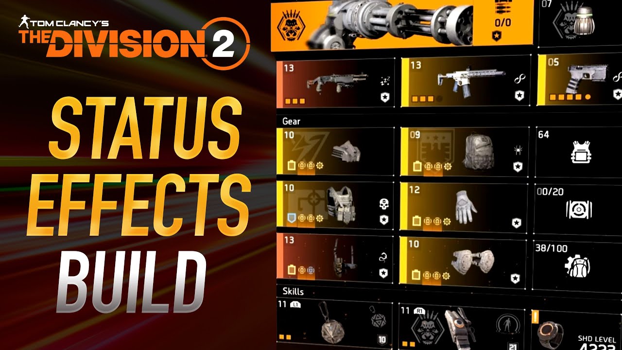 The Division 2 / STATUS EFFECTS BUILD - YouTube