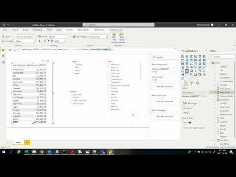 DAX - All, Allselected, AllExcept, Lookupvalue - Power BI - YouTube