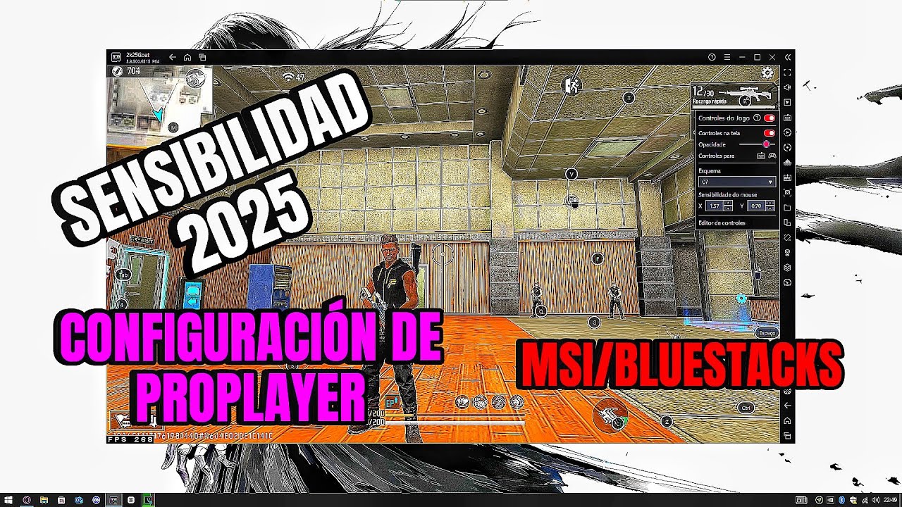 COMO CONFIGURAR LA SENSIBILIDAD / HUD ⚙️ DE TU EMULADOR 🔥🚀 / MSI ...
