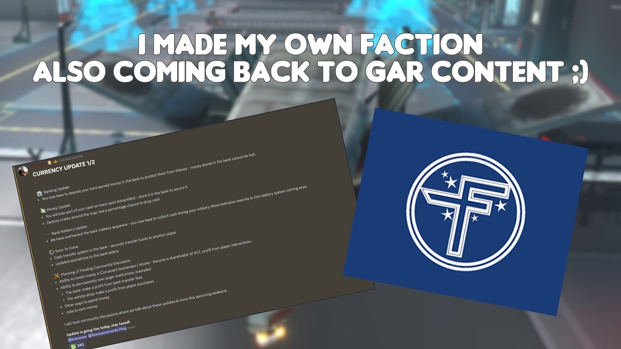 Made A New Faction, Also Coming Back To GAR Content | Roblox Star Wars ...