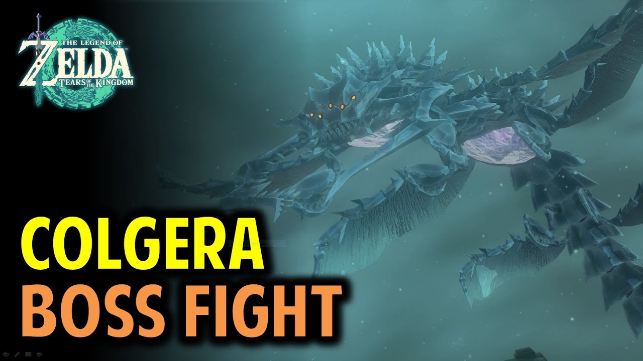 Colgera Boss Fight | The Legend of Zelda: Tears of the Kingdom - YouTube