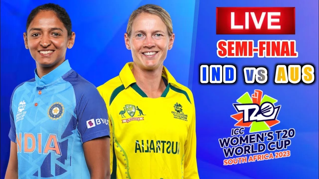 🔴LIVE CRICKET MATCH TODAY | CRICKET LIVE | AUSW vs INDW 1st Semi Final ...