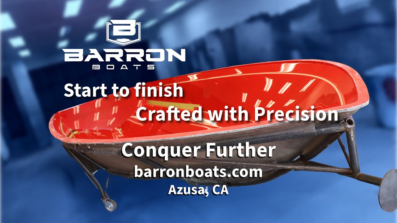 Barron Boats | Gelcoat Painting & Fiberglass Shell | Model 242S Sport ...