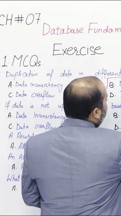 Pgc Lectures Inter Part 1 Kpk Board Computer Chapter 7 Mcqs Youtube