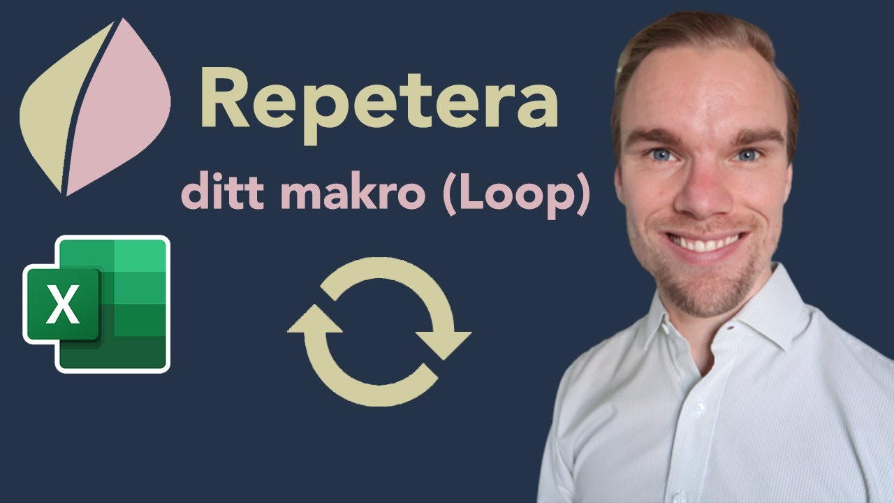 Excel VBA - Repetera ditt makro (Loop) - YouTube
