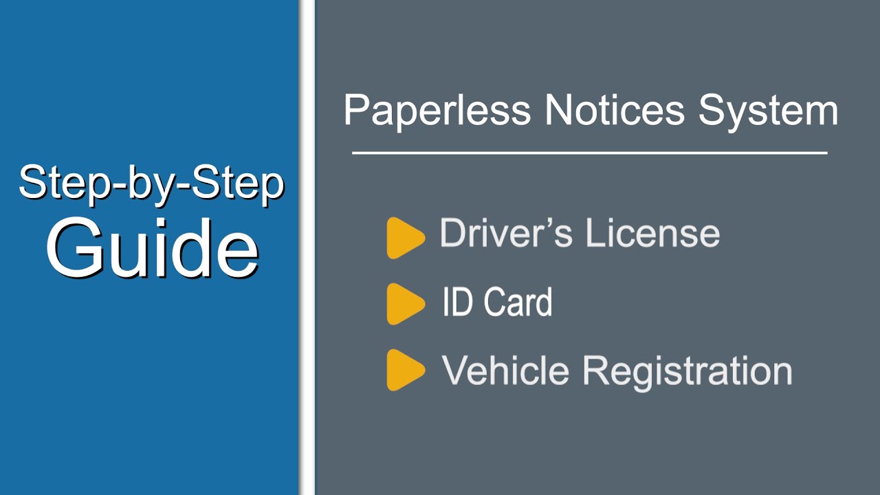 How to Sign Up for Paperless Renewal Notices - YouTube