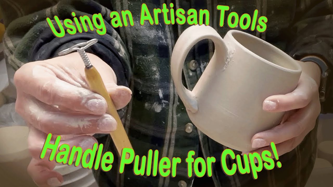 Making Handles Using an Artisan Pottery Tools Handle Cutter! - YouTube