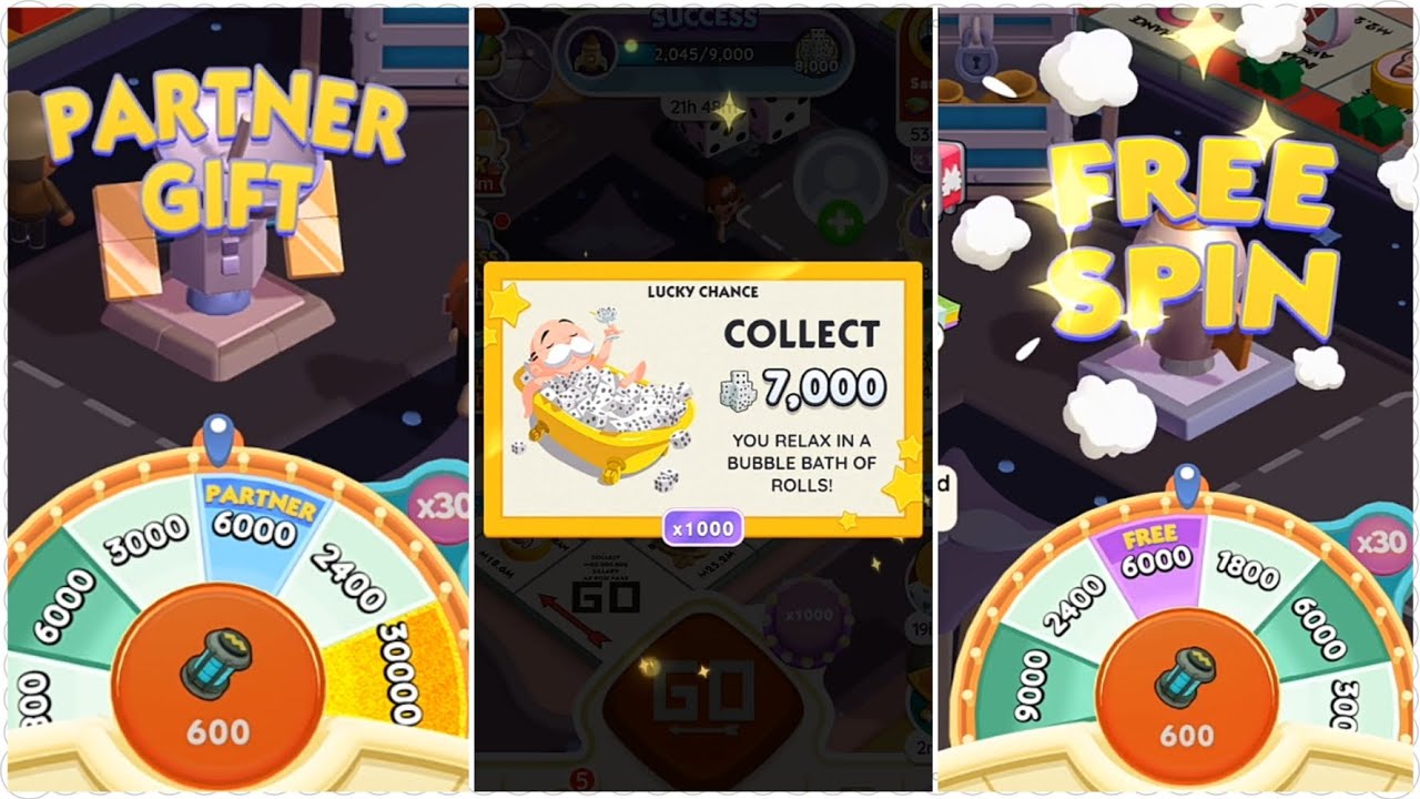 Monopoly Go | x30 ROCKET PARTNERS With Subscribers | x1000 roll Used ...