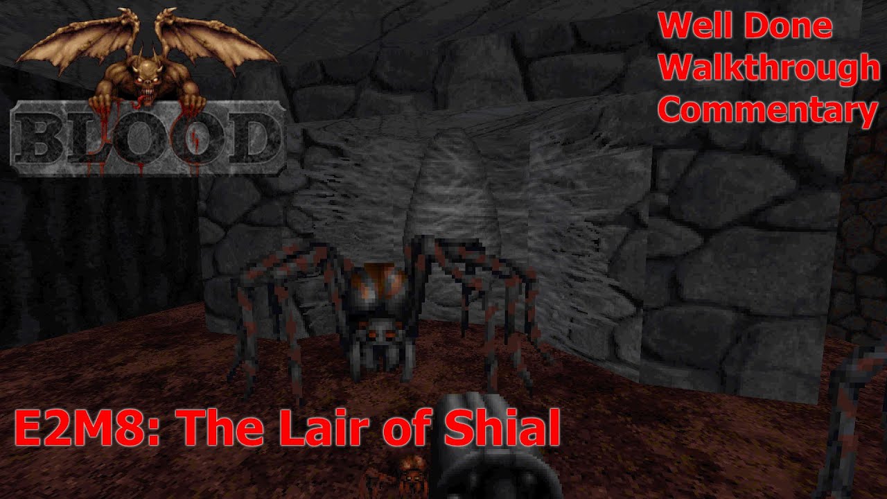 Blood (Well Done 100%) Walkthrough (E2M8: The Lair of Shial) - YouTube