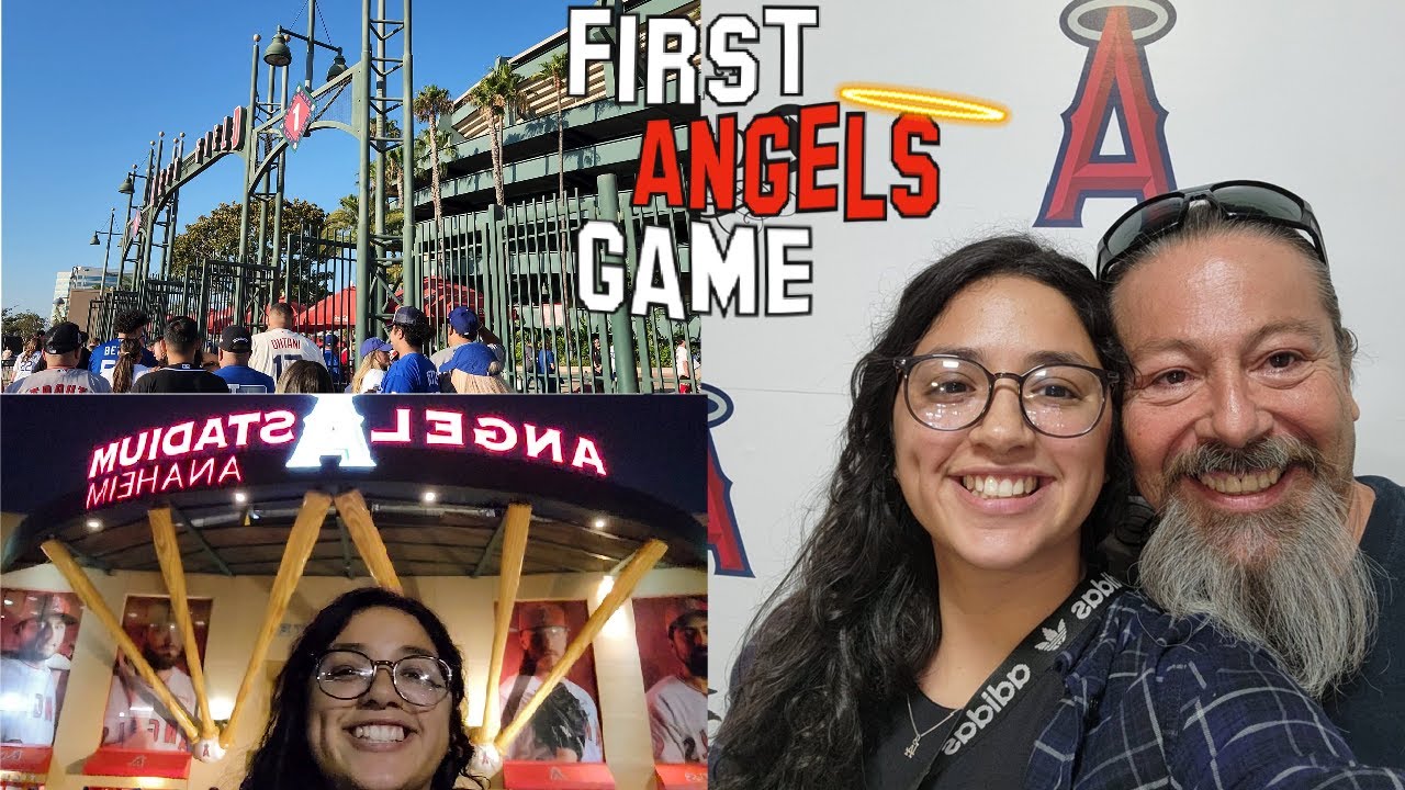 Los Angeles Dodgers vs Anaheim Angels First Time at Angels Stadium Vlog ...