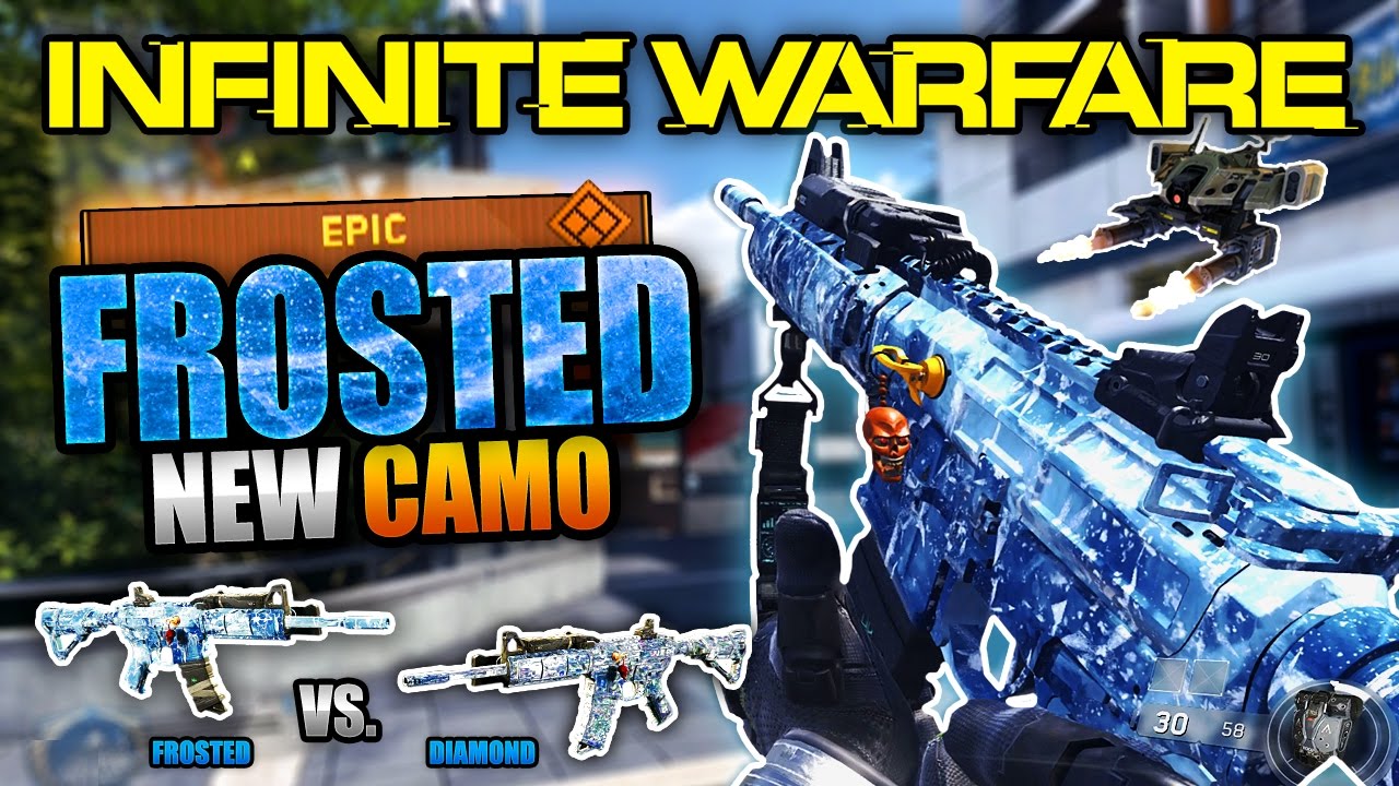 NEW "Frosted" Camo Gameplay - Free EPIC Gift in IW! | Diamond vs ...