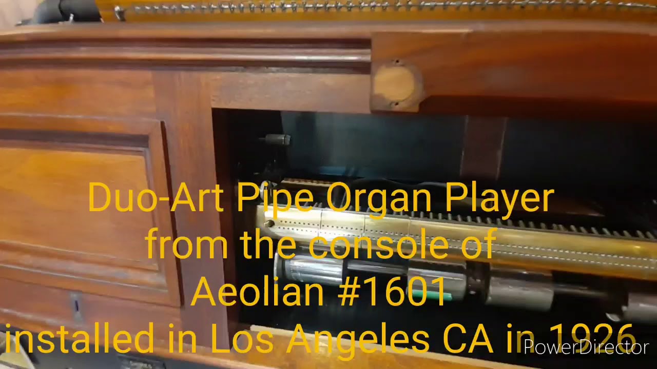 Duo-Art Pipe Organ Player - YouTube