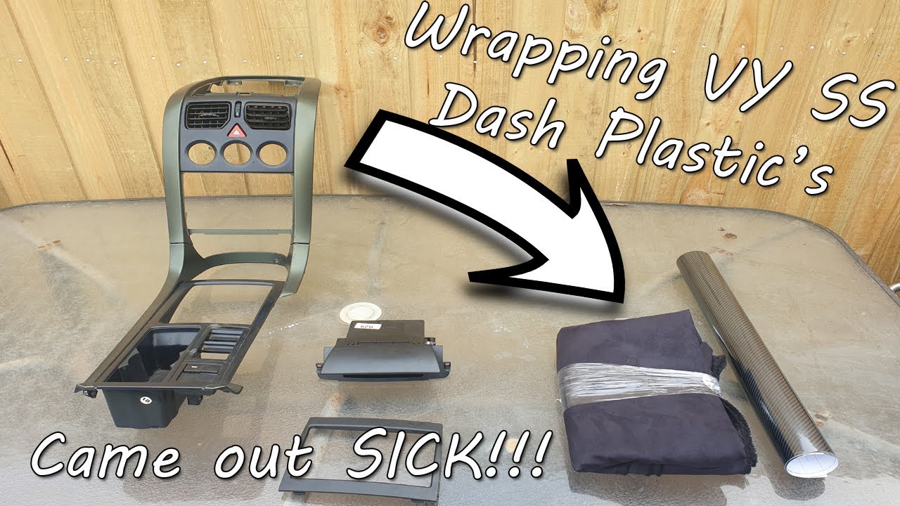 Customizing my VY SS Dash with Suede and 6D Warp - YouTube