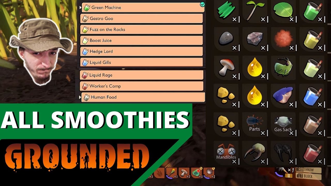 GROUNDED - TODOS OS SUCOS (SMOOTHIES) 6 + 3 NOVOS ATUALIZADO ALL ...