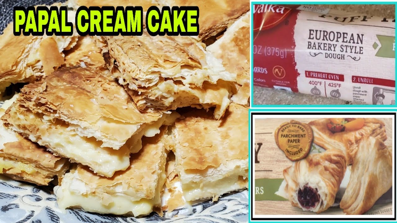 KREMÓWKA PAPIESKA or PAPAL HOW TO BAKE CREAM CAKE WITH PUFF PASTRY | # ...