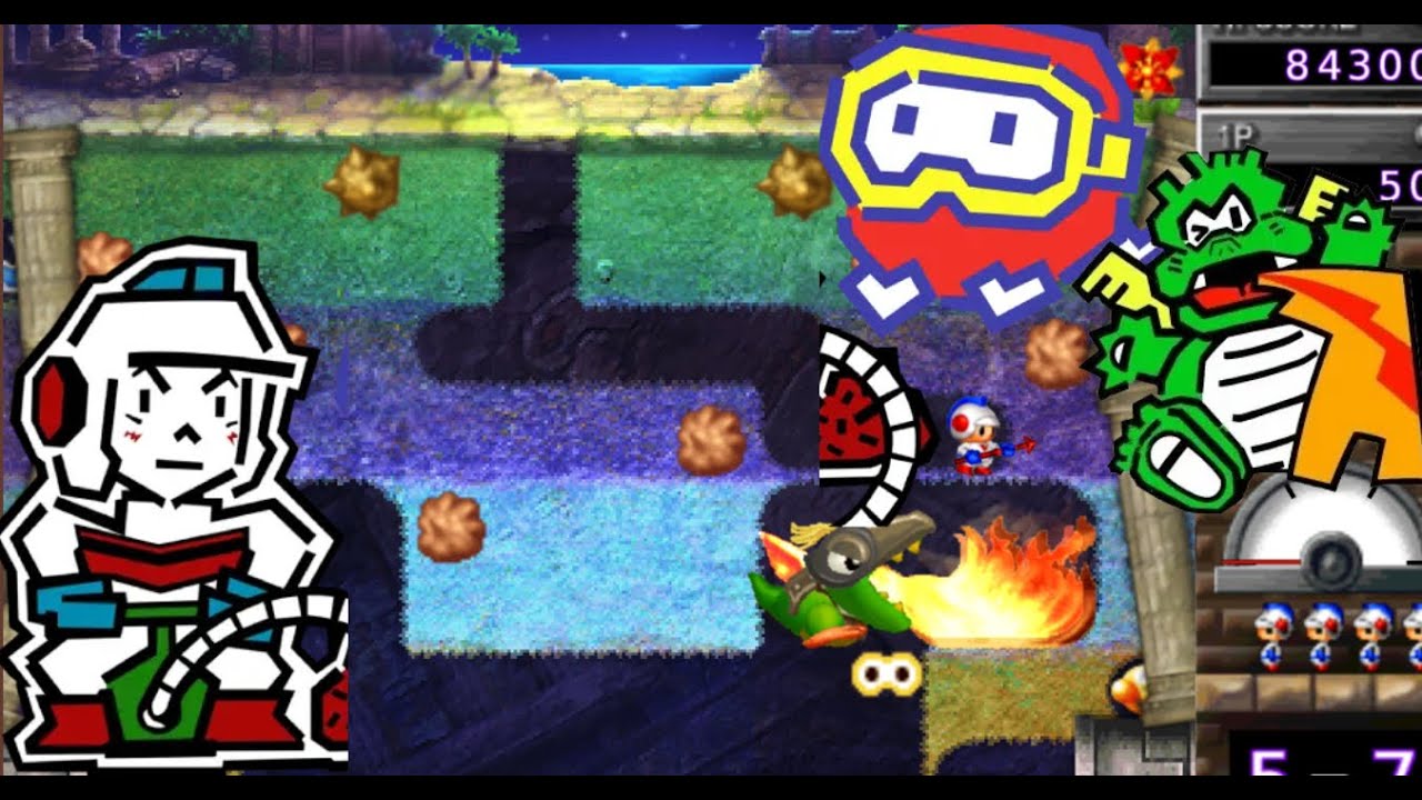 Namco Museum Battle Collection - Dig Dug Arrangement Gameplay - YouTube