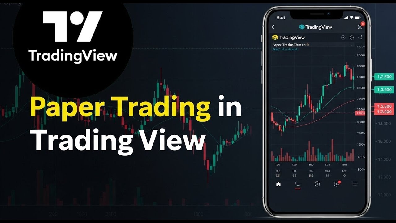 How to paper trade on Tradingview mobile app - YouTube
