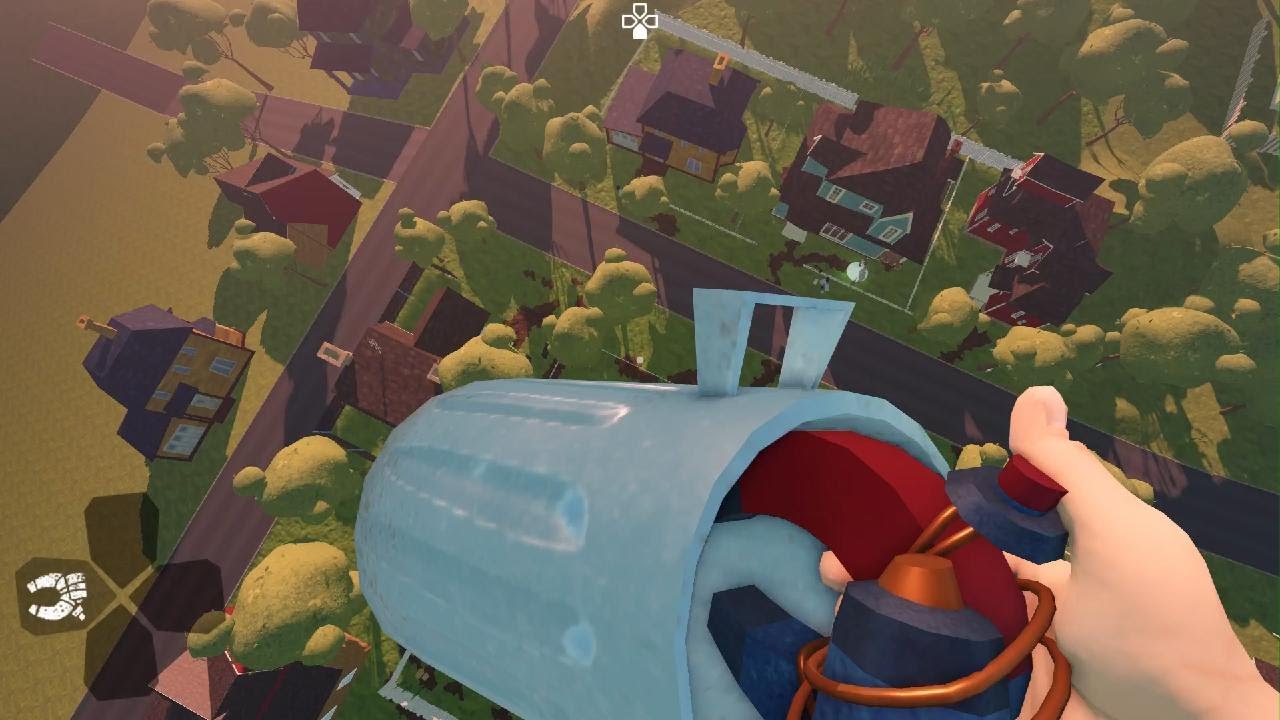 Playing hello neighbor with friend. - YouTube