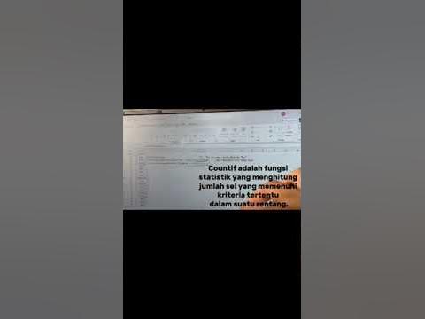 Rumus-rumus informatika Count,Countif,dan Sumif. - YouTube