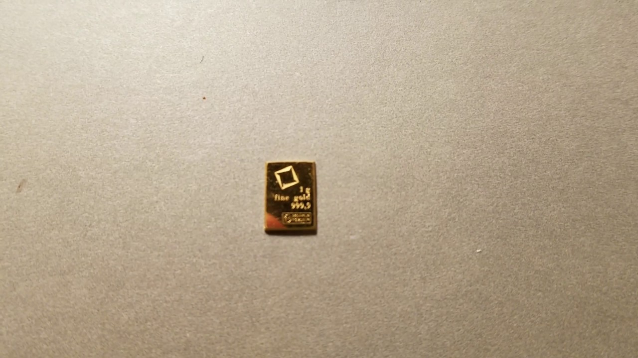 1 GRAM OF GOLD PICK UP. - YouTube