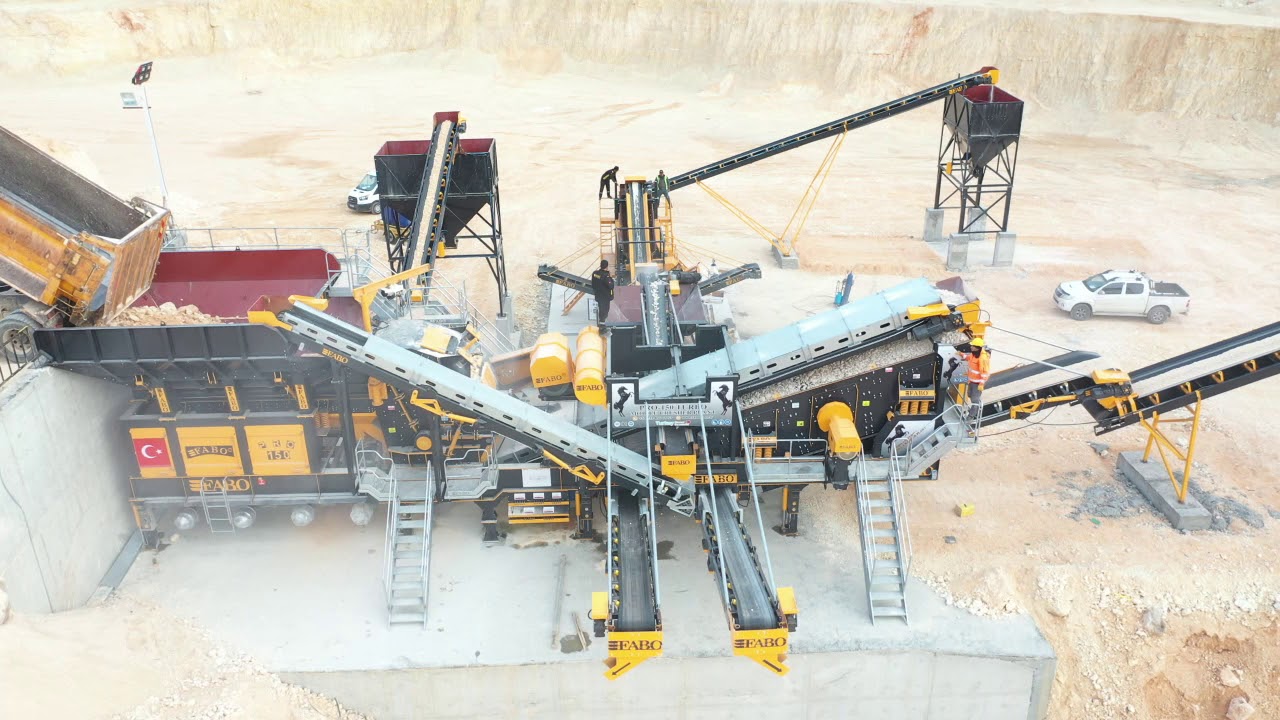 FABO | PRO-150 MOBILE CRUSHING SCREENING & FABO | MTK-65 MOBILE ...