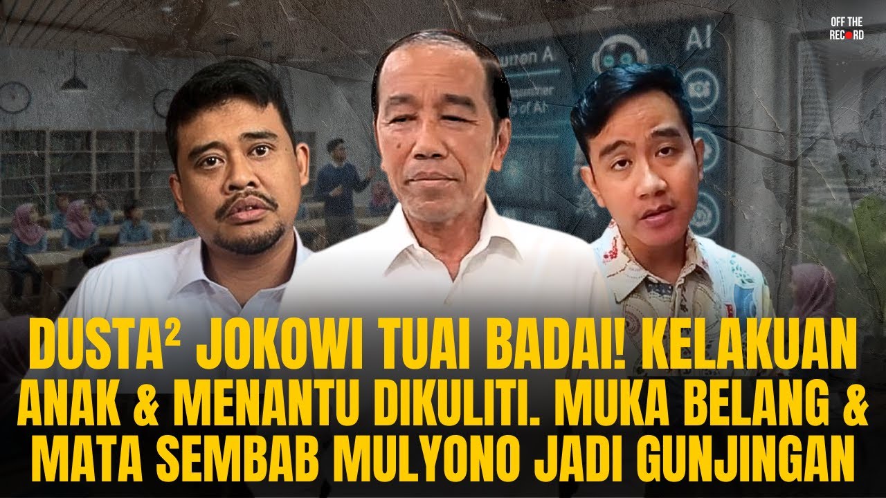 HEBOH! MUKA MULYONO BELANG DAN MATANYA SEMBAB. DUSTA-DUSTA JOKOWI MULAI ...